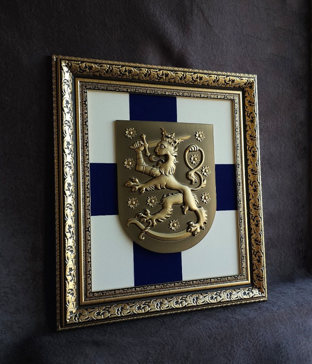 Coat of Arms of Finland, Flag of Finland, Emblem of Finland - Etsy
