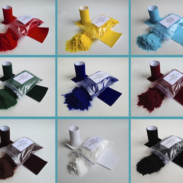 Black Flocking Powder - Etsy