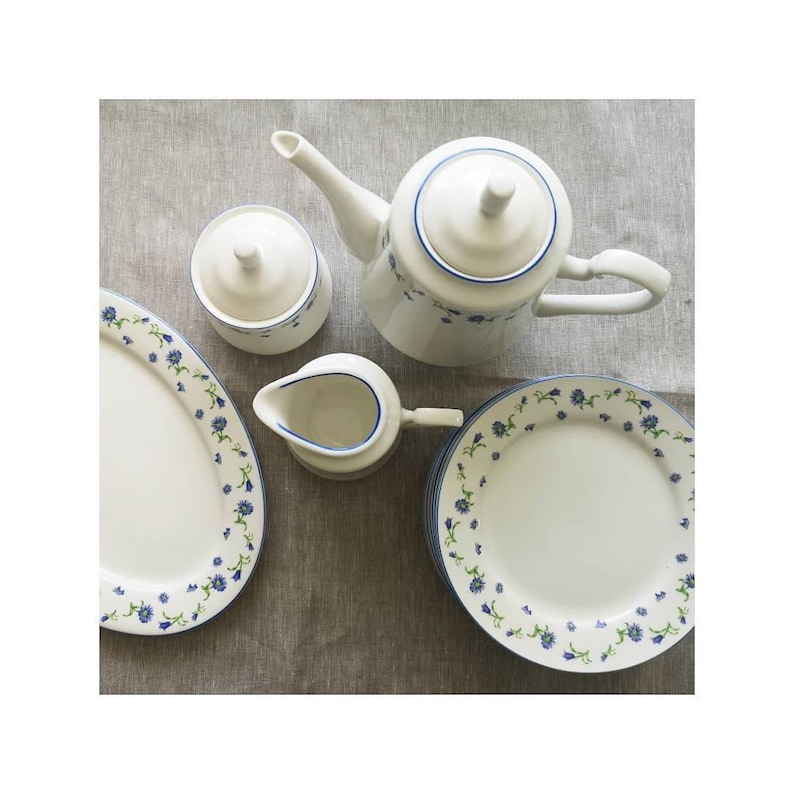 Vintage Swedish Mariehult Coffee/tea Set. Mid Century Floral Design ...