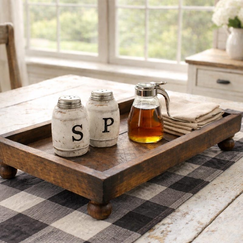 Footed Large Wood Riser - Etsy