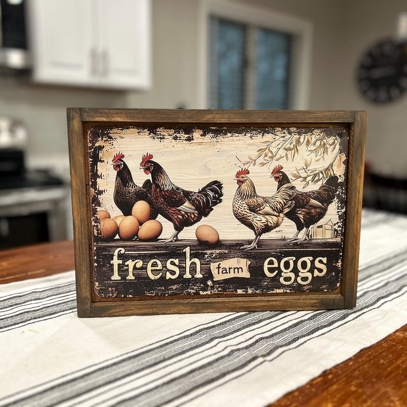 Farm Fresh Eggs Sign - Etsy