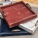 Rustic Farmhouse Square Wood Tray, Red White and Blue Trays for ...