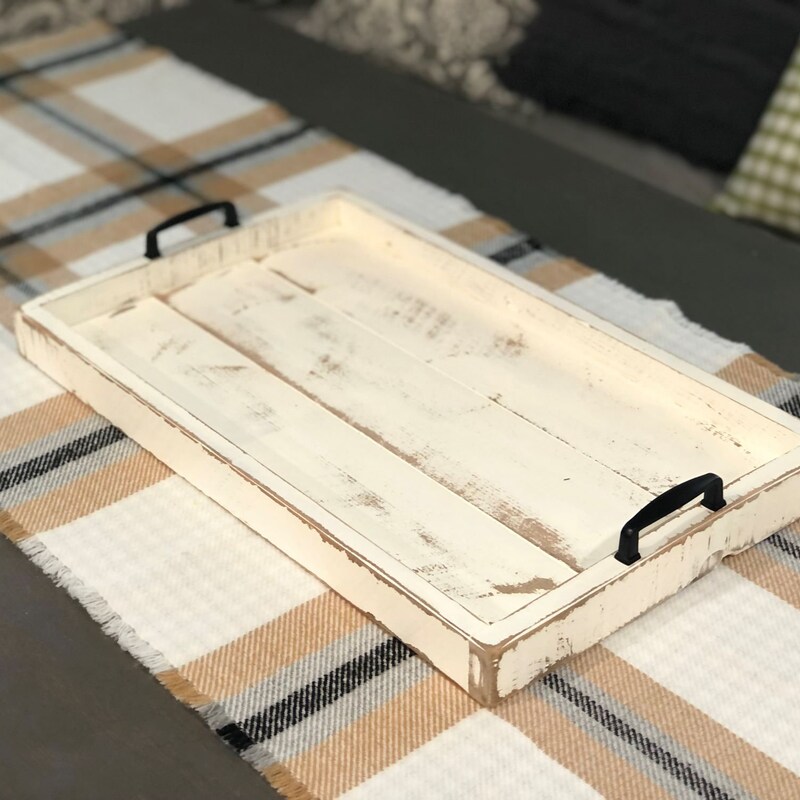 Distressed Wood Tray - Etsy