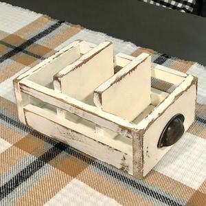 Rustic Condiment and Napkin Caddy With 4 Condiment Bottles - Etsy