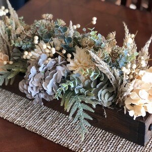 All Season Neutral Colors Centerpiece for Dining Table - Etsy