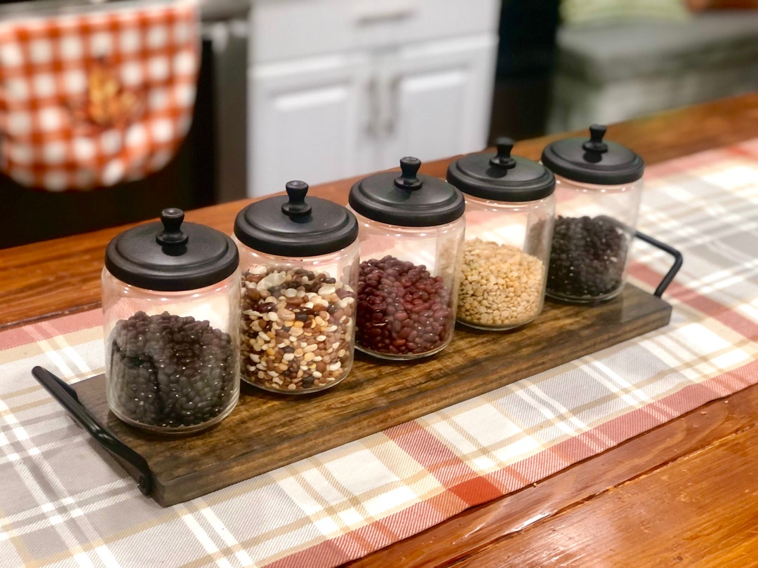 Farmhouse Display Tray Cheese Board Kitchen Display Riser Kitchen Gift ...