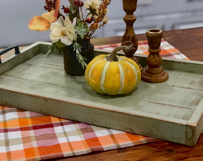Rustic Tray, Serving Tray, Handmade Tray, Centerpiece, Home Decor ...