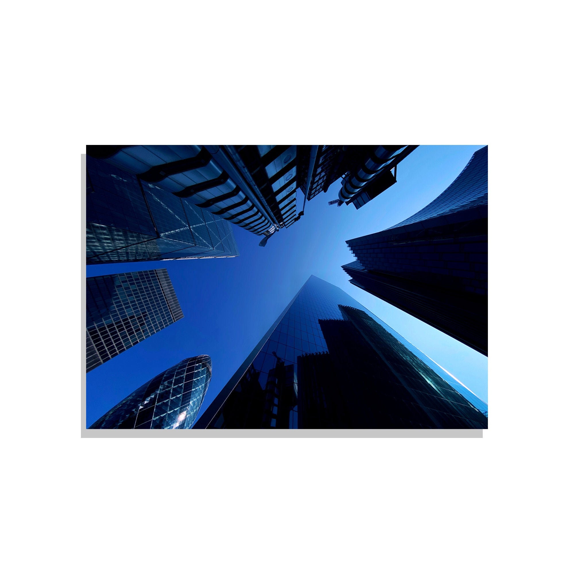 London Photography Print The Deep Blue City A3 Photographic | Etsy