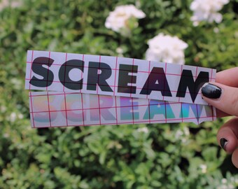 Scream Decal | Etsy