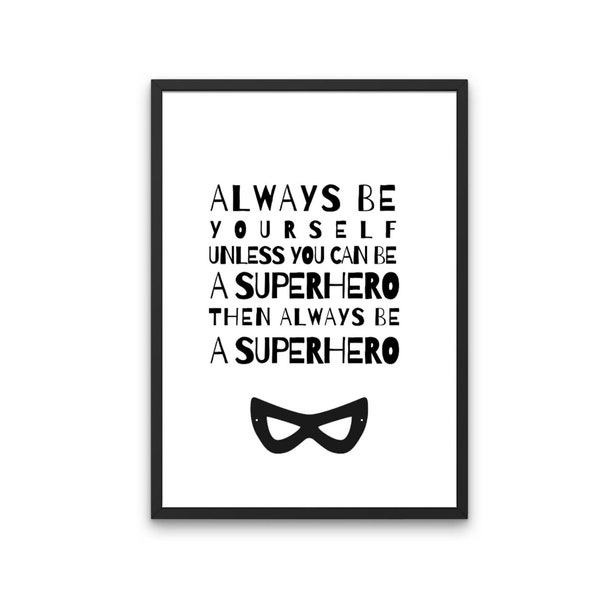 Superhero Posters - Etsy UK