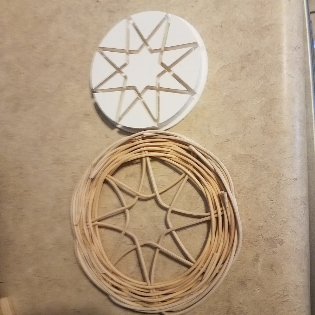 Round Reed Jig 8 Pointed Star - Etsy