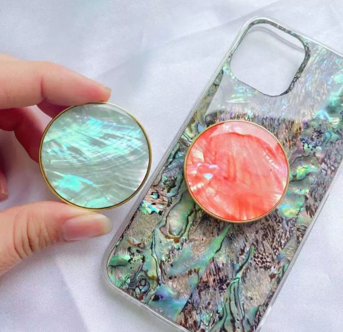 Gold Pearl Stand Accessory Ring PopSocket Mobile Phone | Etsy