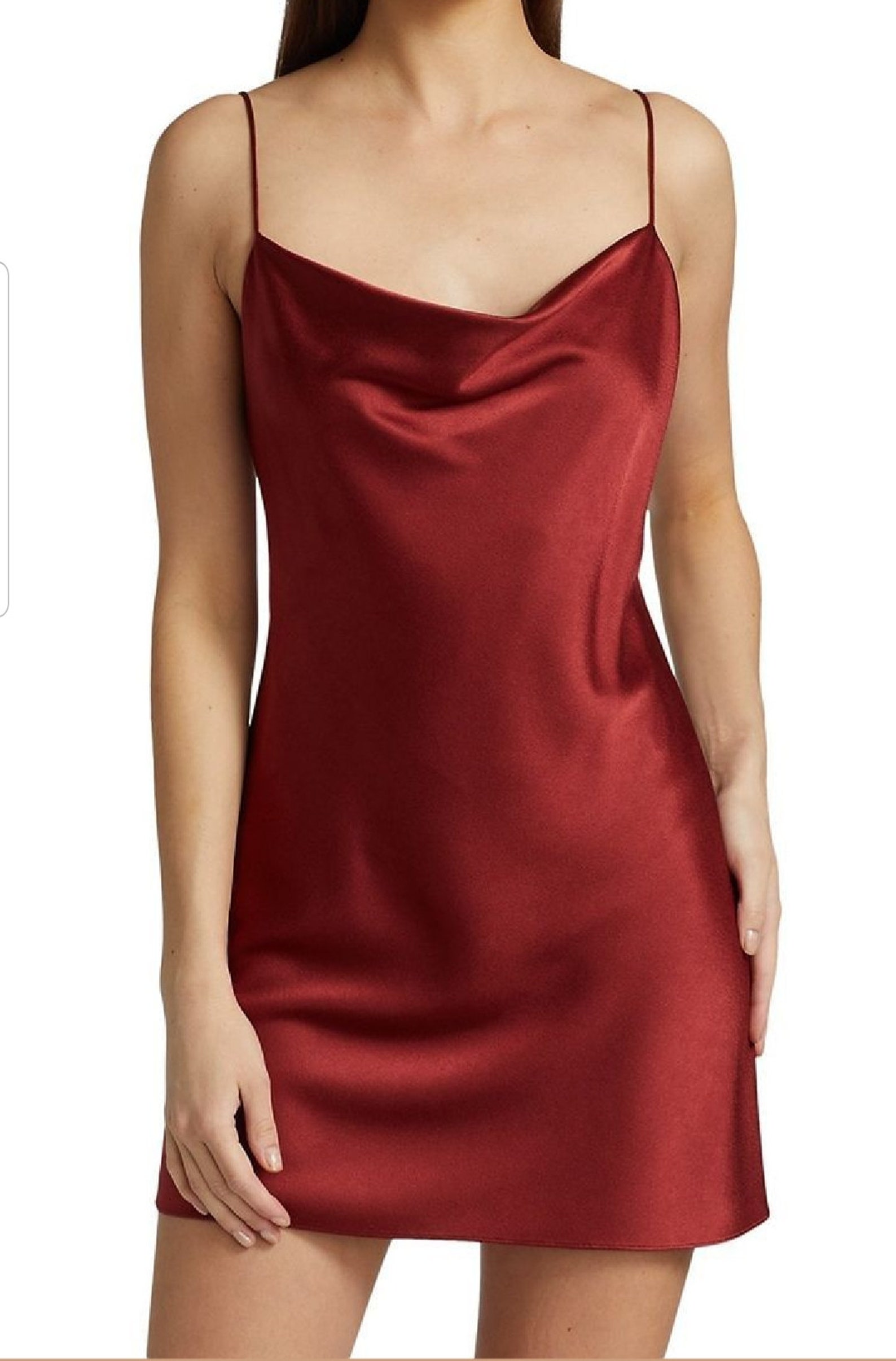 Nightgown Made of Silky Satin Fabric, Degaje Collar Style and Metal ...