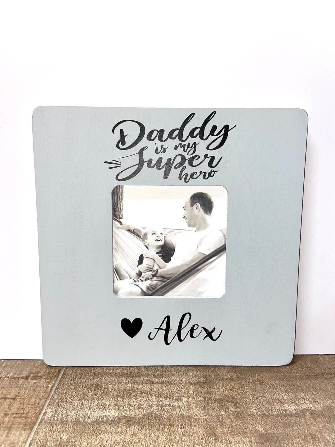 Daddy is My Super Hero Personalized Picture Frame - Etsy