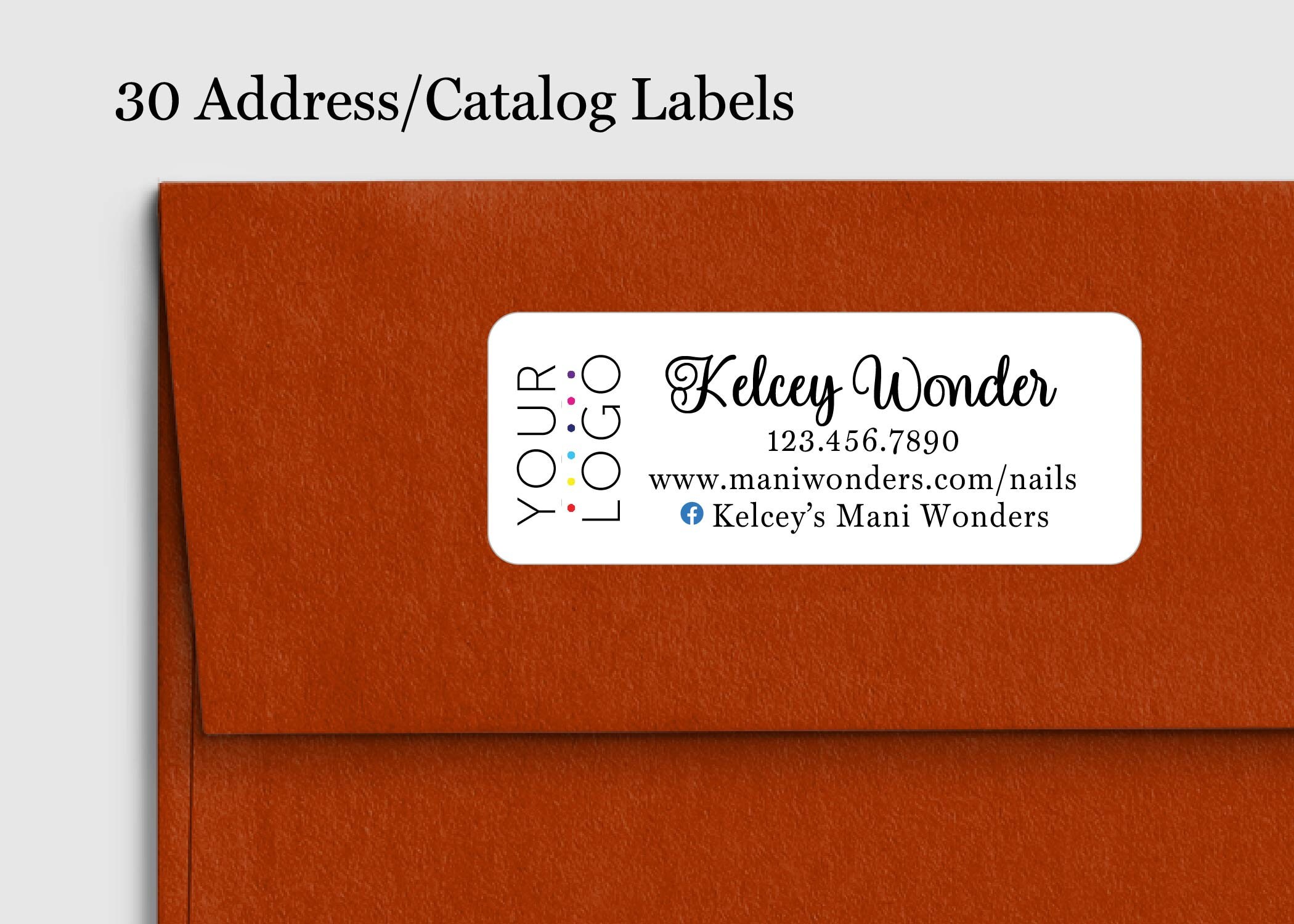 30 Color Street Nail Mail Labels | Color Street Stickers | Nail Mail ...