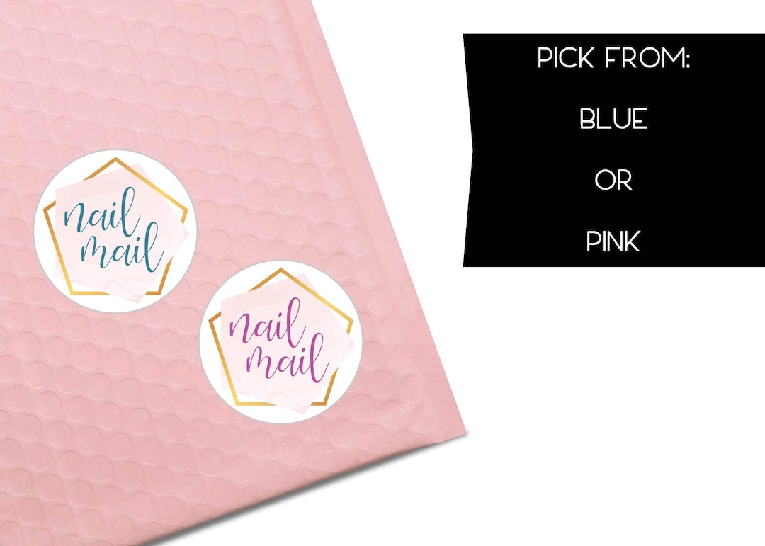Nail Mail Stickers | Stickers for Nail Mail | Seals for Nail Strips ...