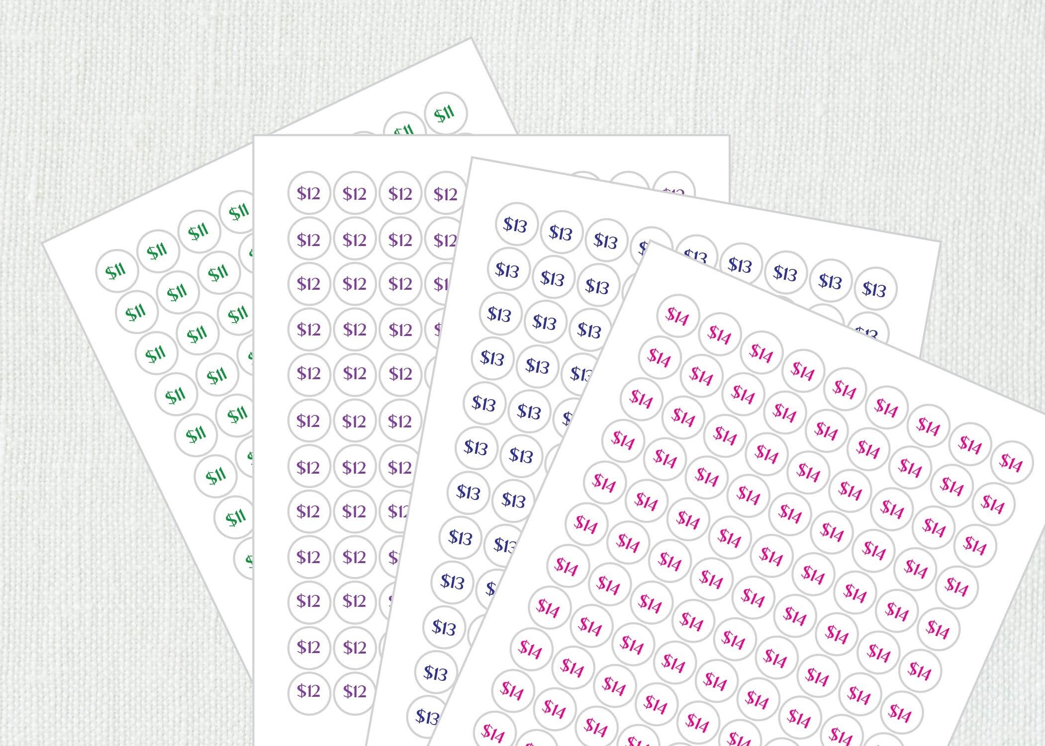 Color Street price labels Labels for Color Street Color | Etsy