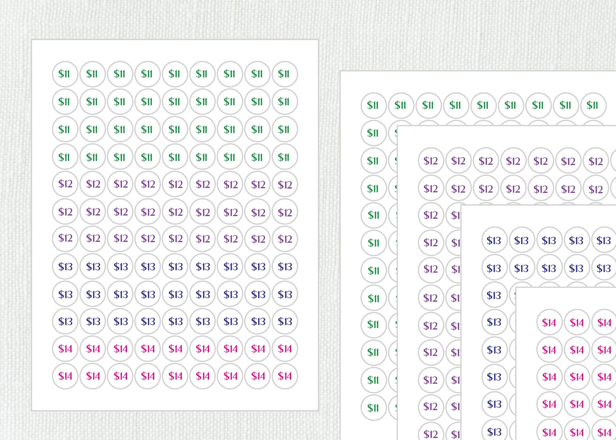 Color Street price labels Labels for Color Street Color | Etsy