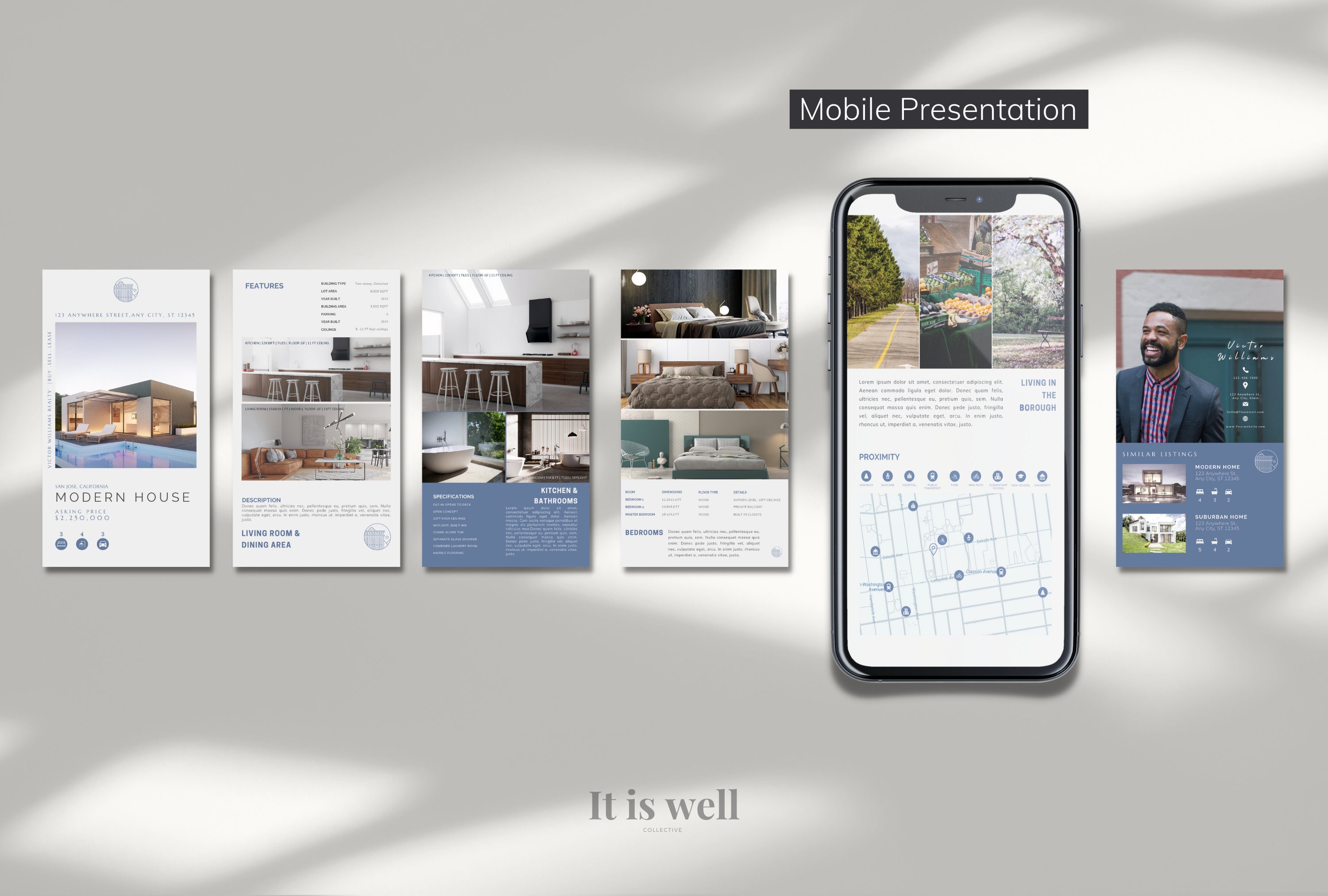 Luxury Real Estate Brochure | Property Listing | Feature Sheet | Canva ...