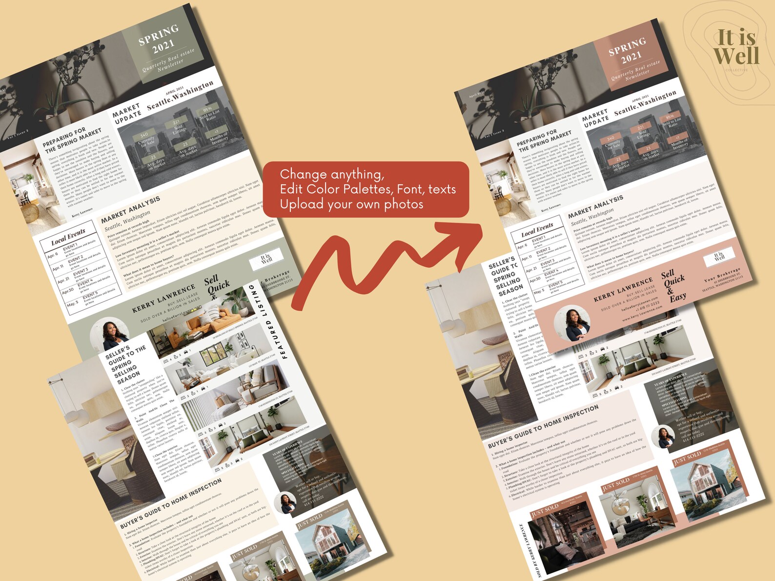 Minimal & Modern Real Estate Newsletter | Email Marketing | Realtor ...