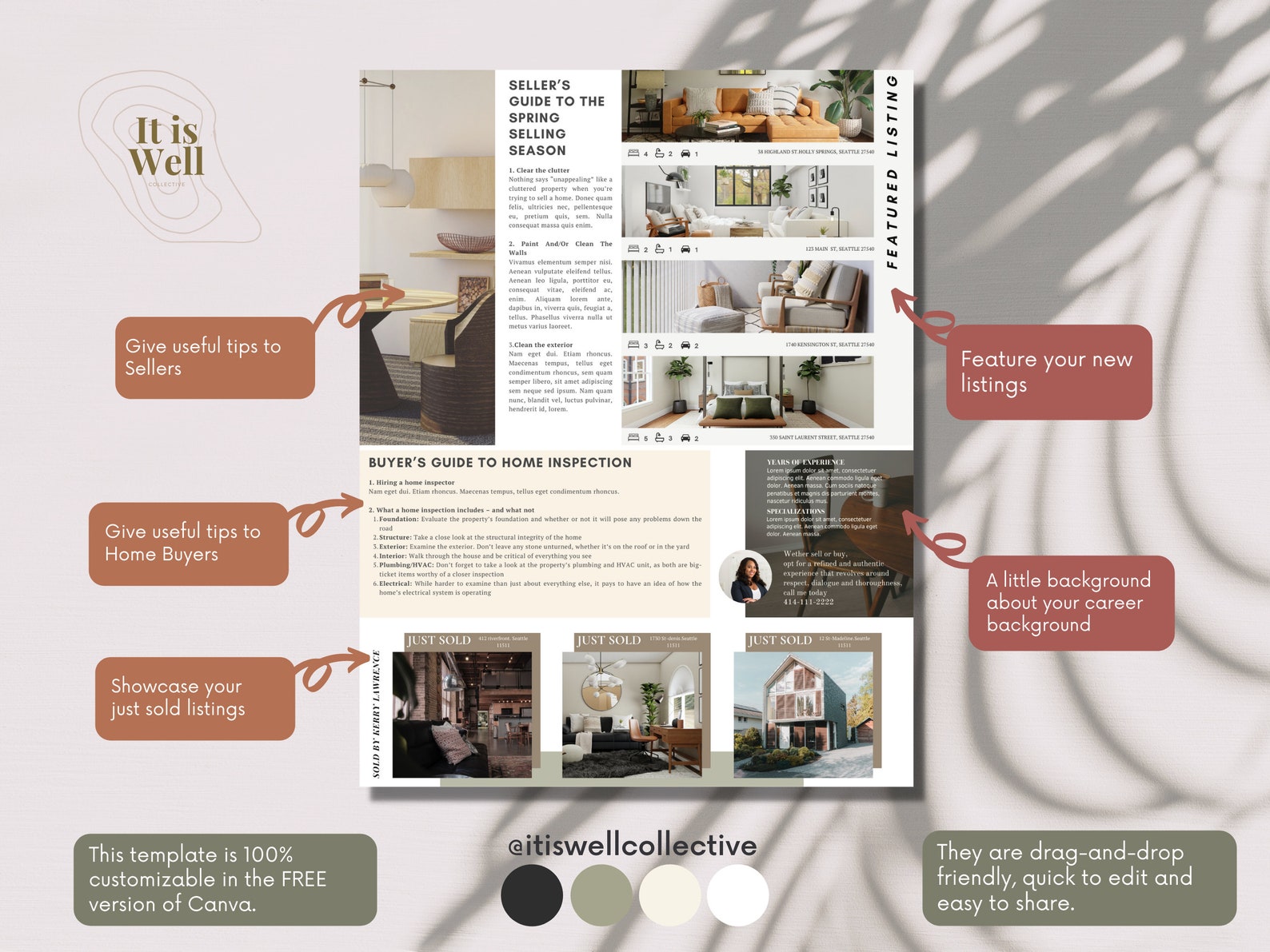 Minimal & Modern Real Estate Newsletter | Email Marketing | Realtor ...