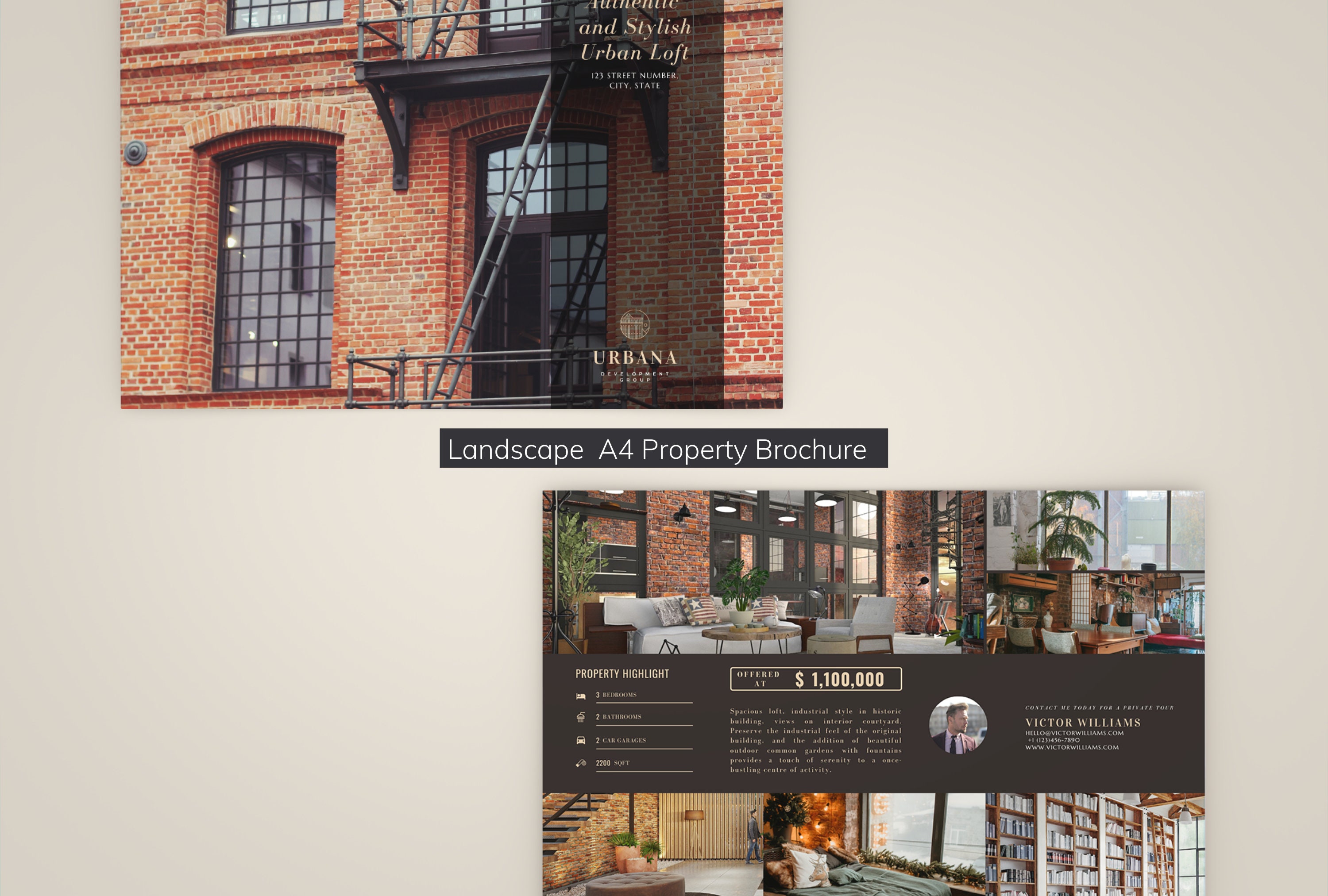 Luxury Real Estate Brochure | Property Listing | Feature Sheet | Canva ...