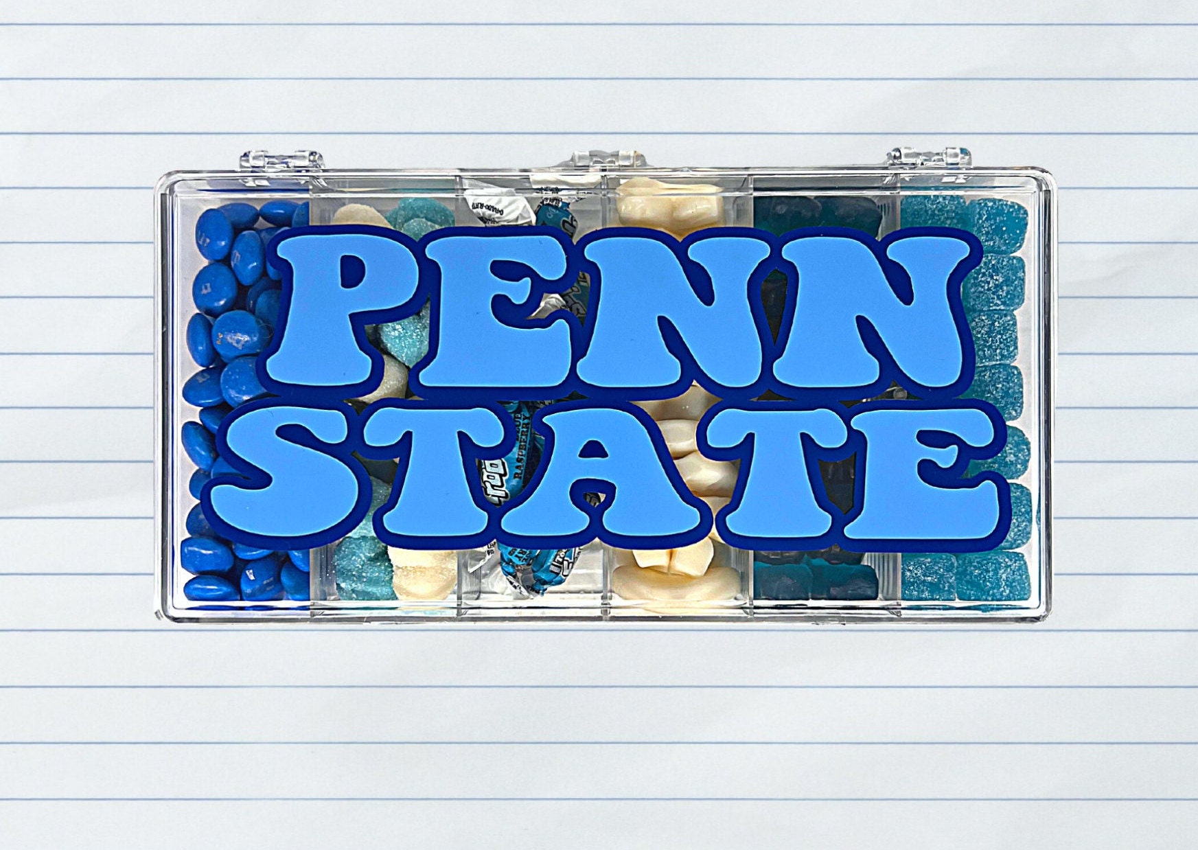 Personalized Acrylic Candy Box College, Sorority, Free Shipping - Etsy