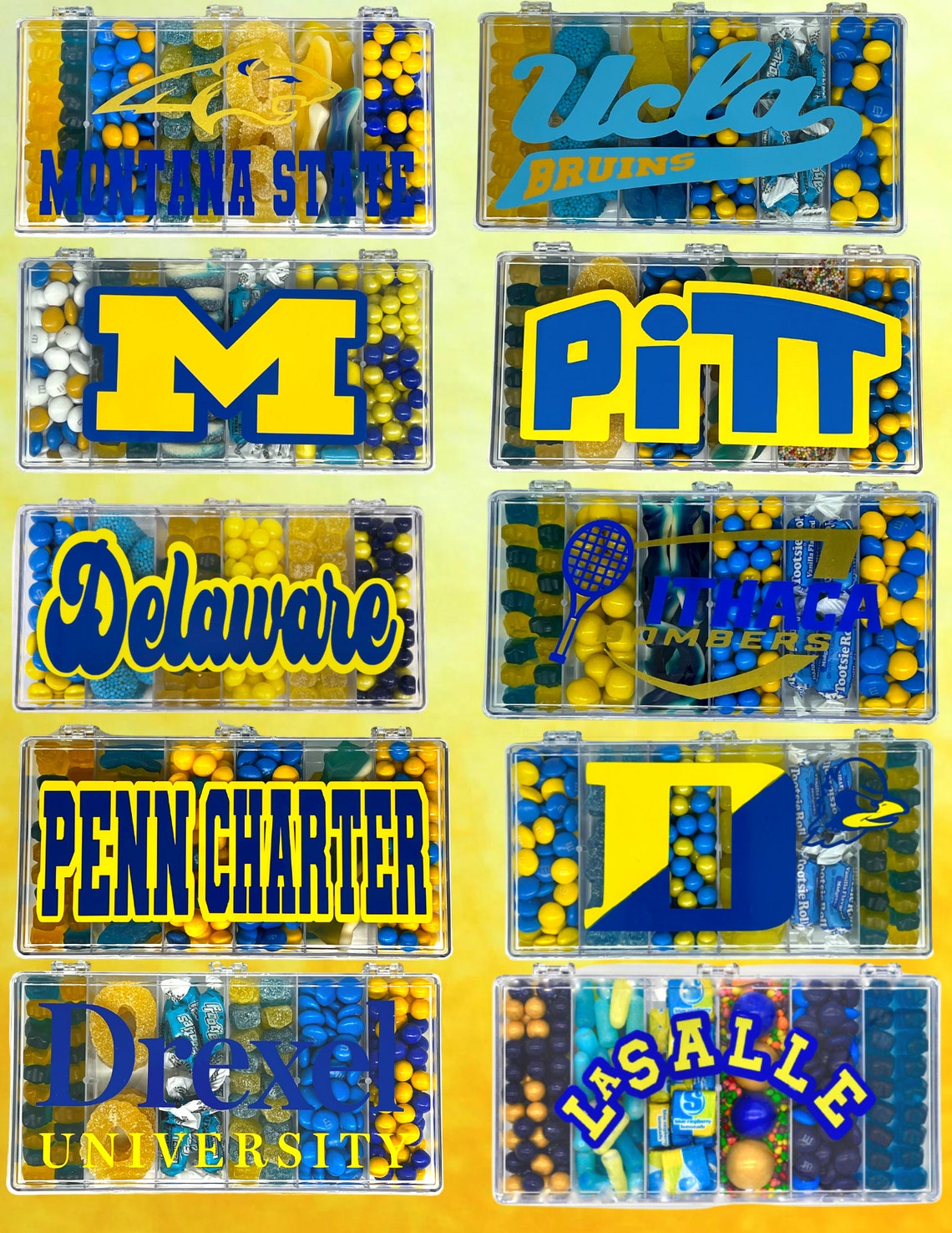 Personalized Acrylic Candy Box College Sorority Free - Etsy