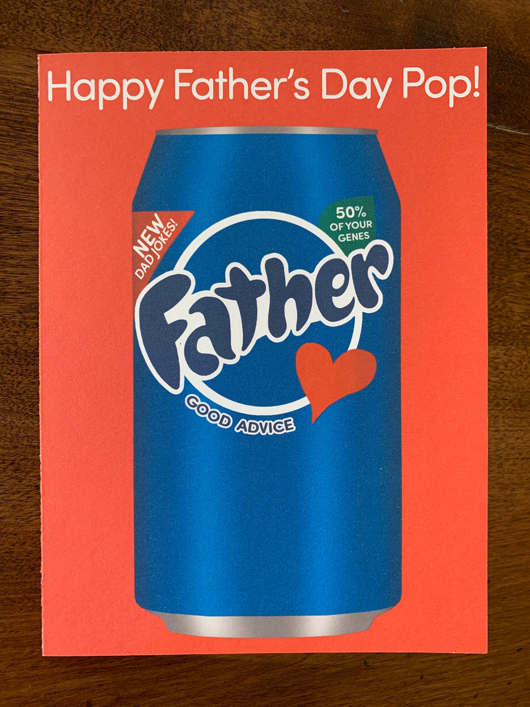 Father's Day Card - Pop - Fanta Pop Art Graphic Design - for Dads or ...