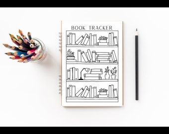 Book Tracker, Printable Instant Download PDF Tracker - Etsy