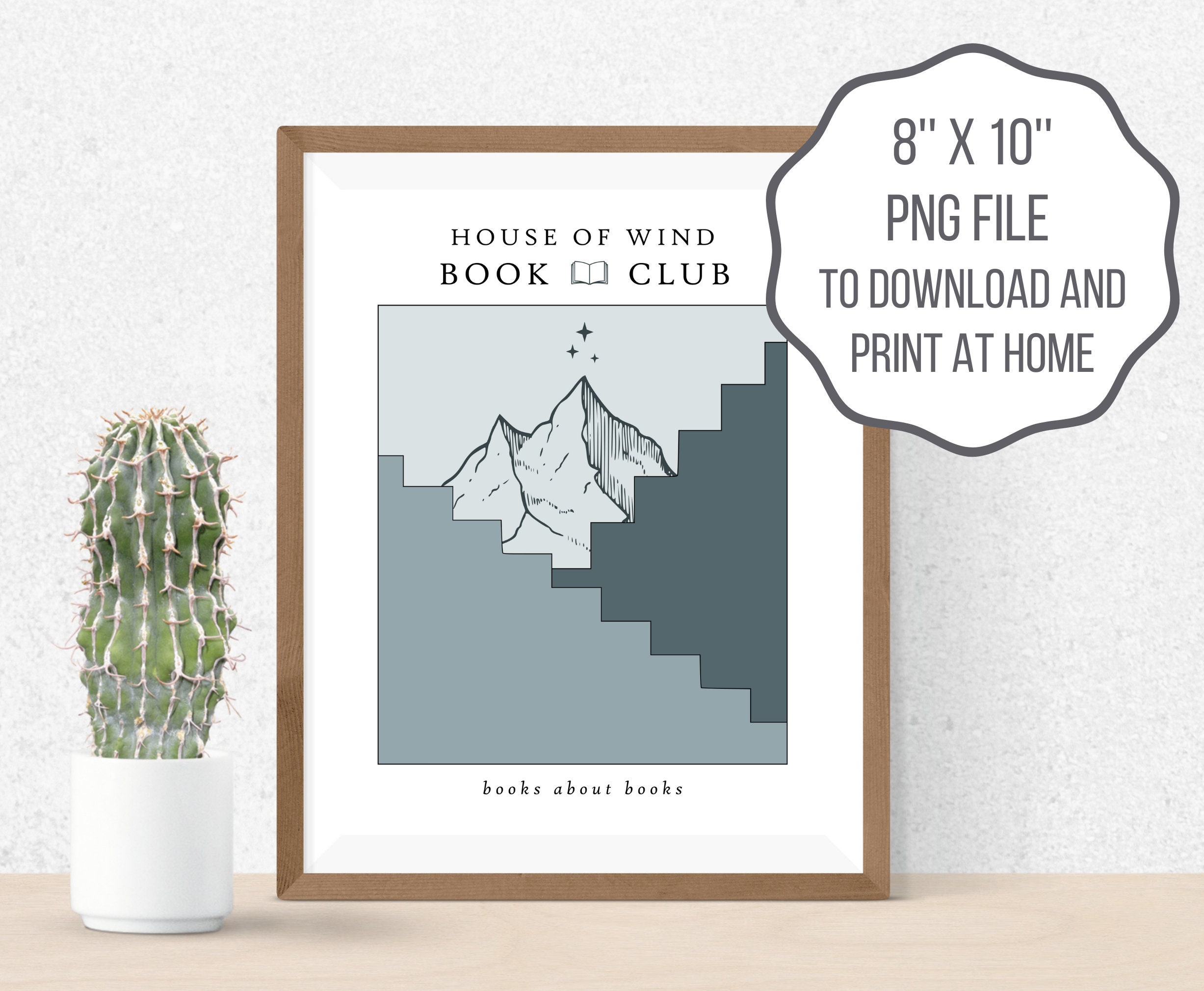 House of Wind Book Club | ACOTAR Inspired | Bookish Wall Art | DIGITAL ...