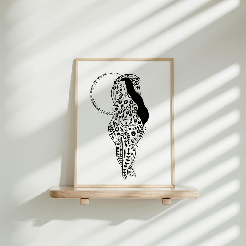 Fat Woman Art - Etsy