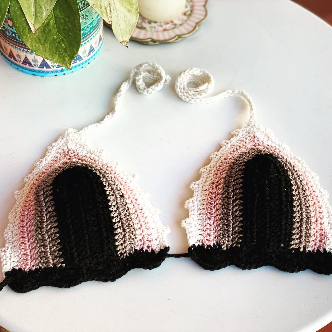 BIKINI TOP PATTERN Sand Pdf Crochet - Etsy
