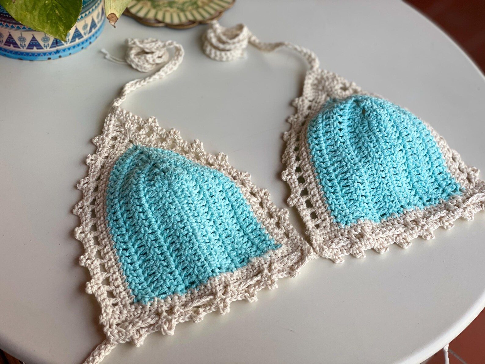 Sunset BIKINI TOP PATTERN in PDF - Etsy