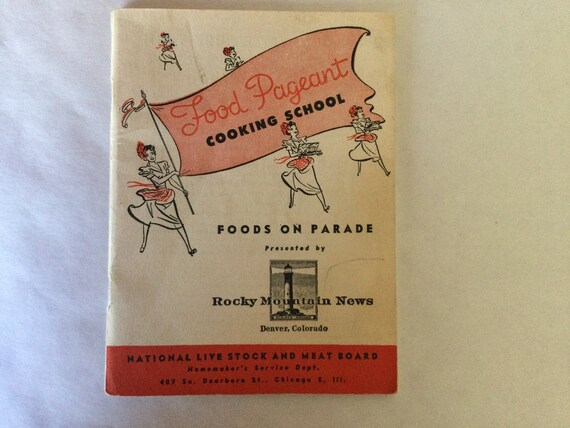 Food Pageant Cooking School foods on Parade National - Etsy