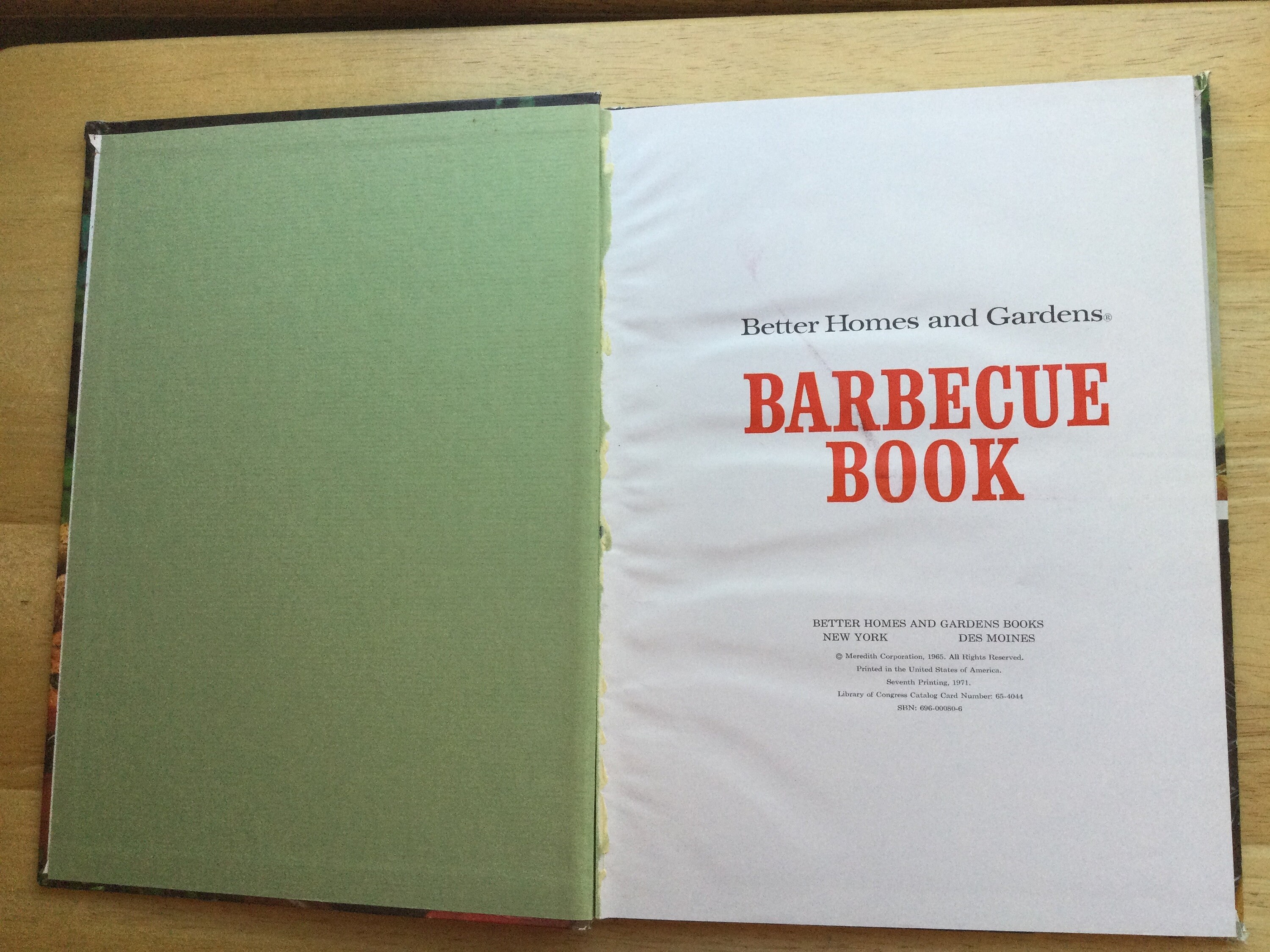 1965, Better Homes and Gardens Barbecue Book, Complete Barbecue Guide ...