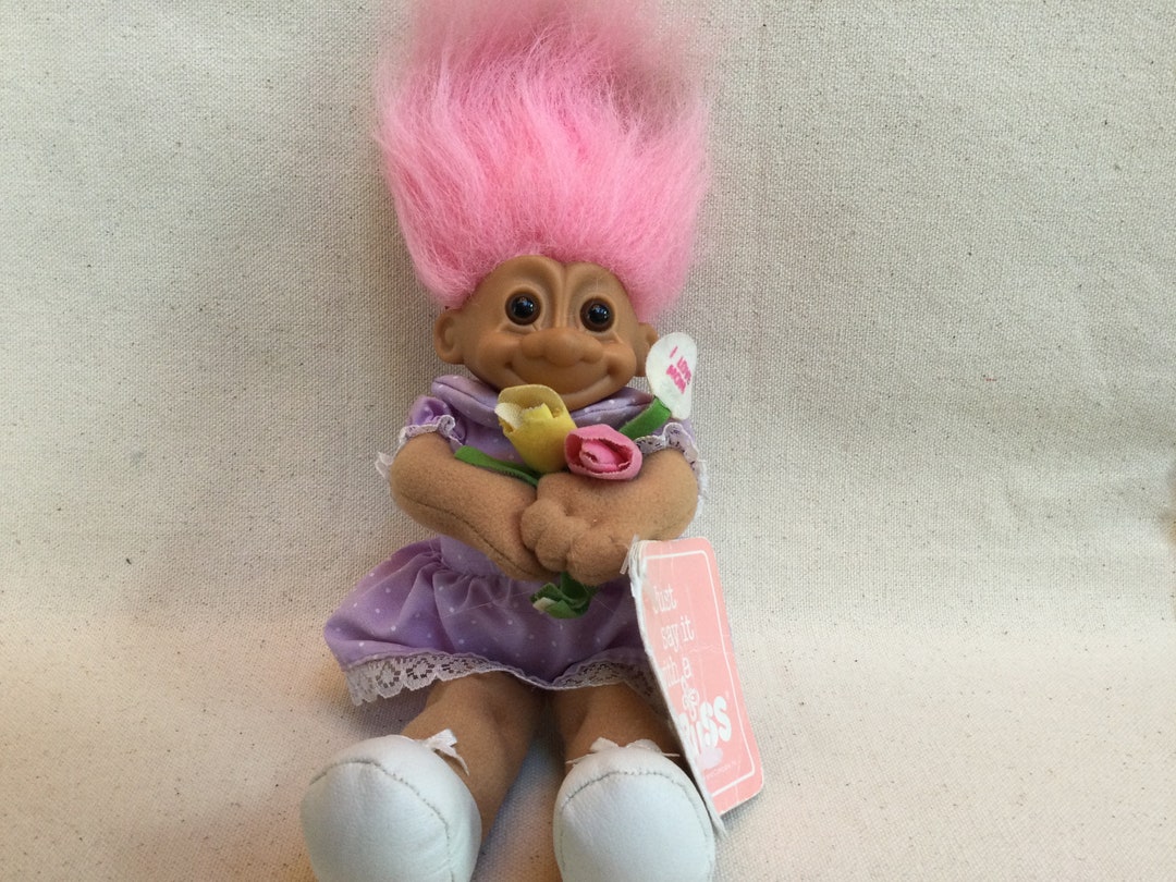 Russ Luv Pet Troll With I Love Mom Sign, Mothers Day Gift, Russ Berry ...