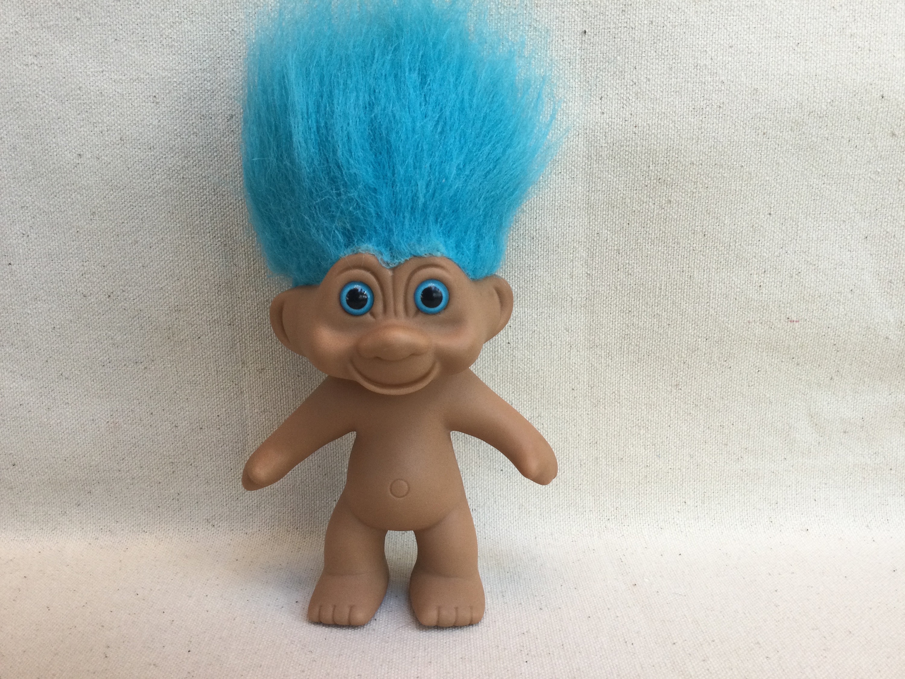Blue Hair Blue Eyes Troll by TN’T, 1991 Vintage Troll - Etsy