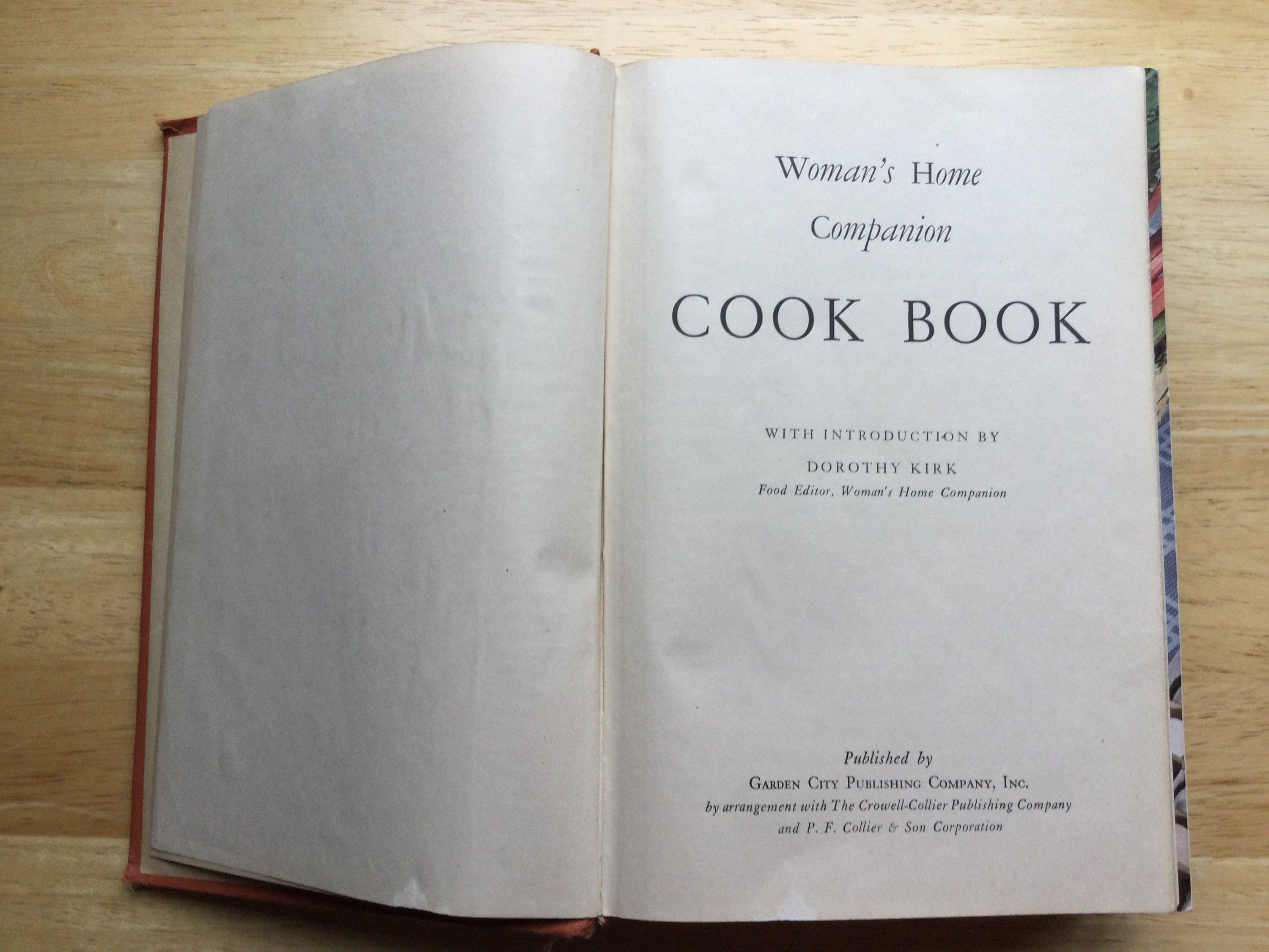1946, Womans Home Companion Cook Book, Historic Cookbook, Cook/bake ...
