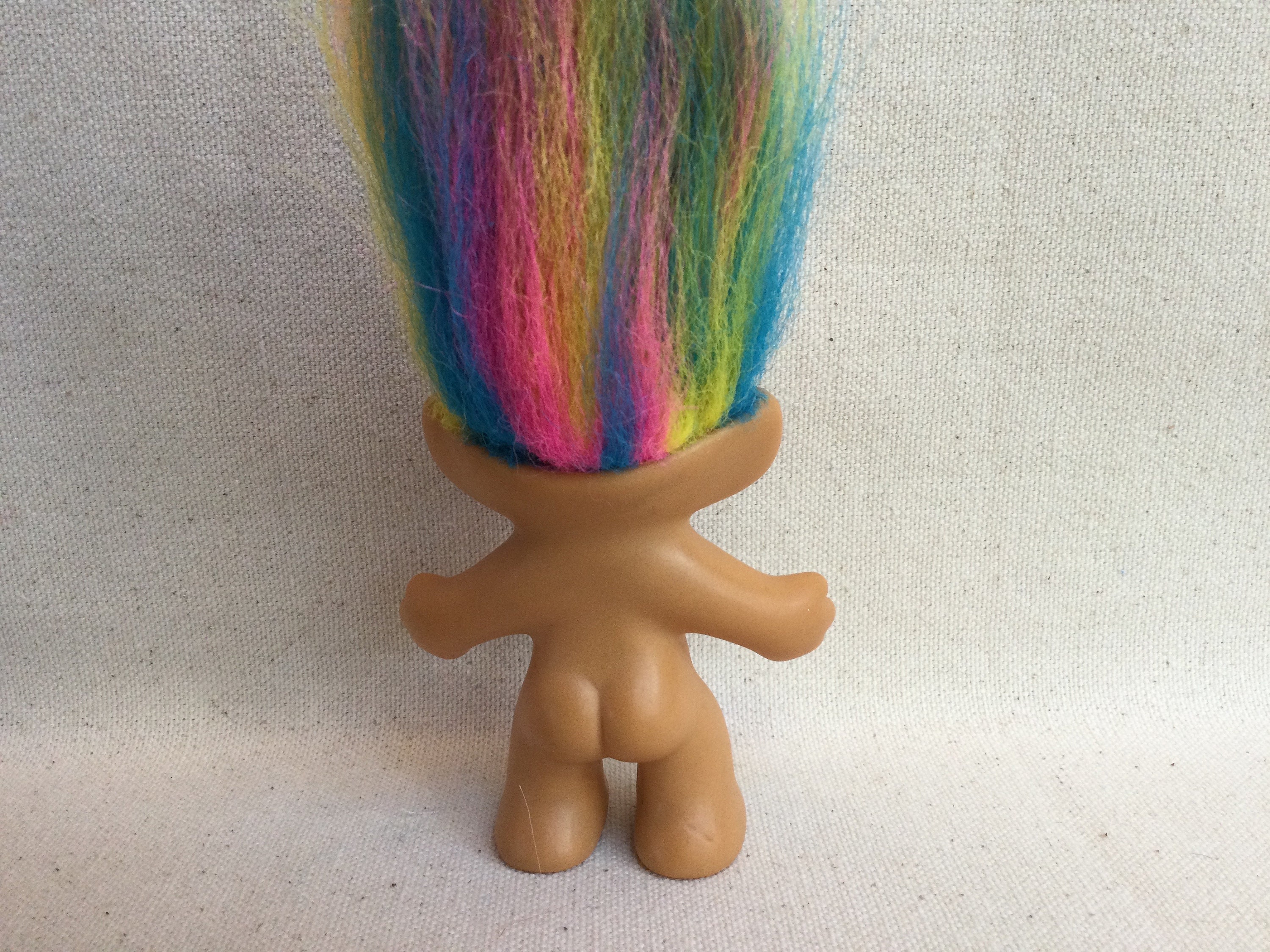Russ Rainbow Troll With Rainbow Hair, Multicolored Hair Troll, Good ...