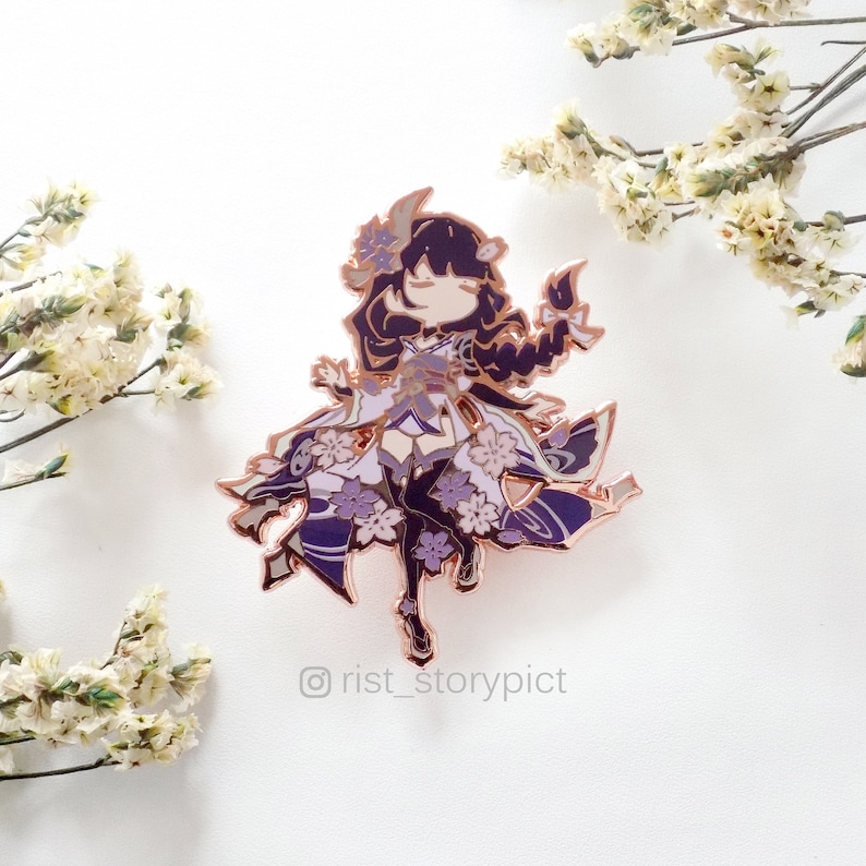 Raiden Ei & Raiden Makoto Special Bundle Hard Enamel Pin - Etsy