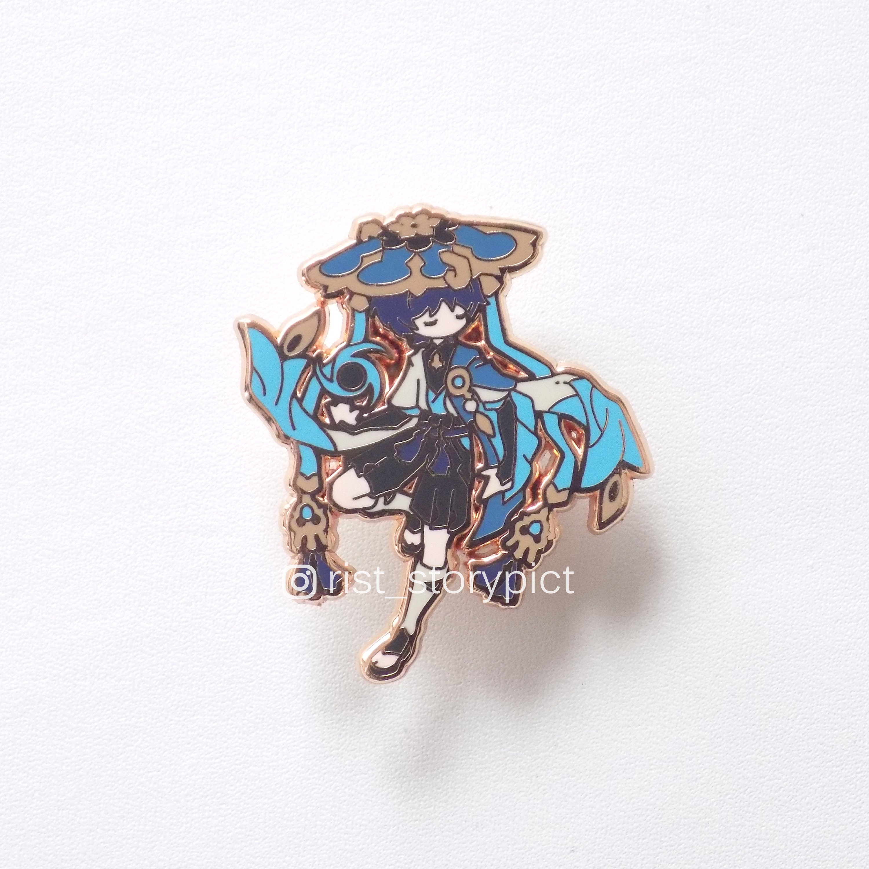 Genshin Impact Cute Characters Hard Enamel Pin Rose Gold - Etsy Canada