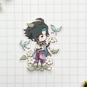 Transparent Sticker Pack - Genshin Impact Cute Characters Die Cut ...