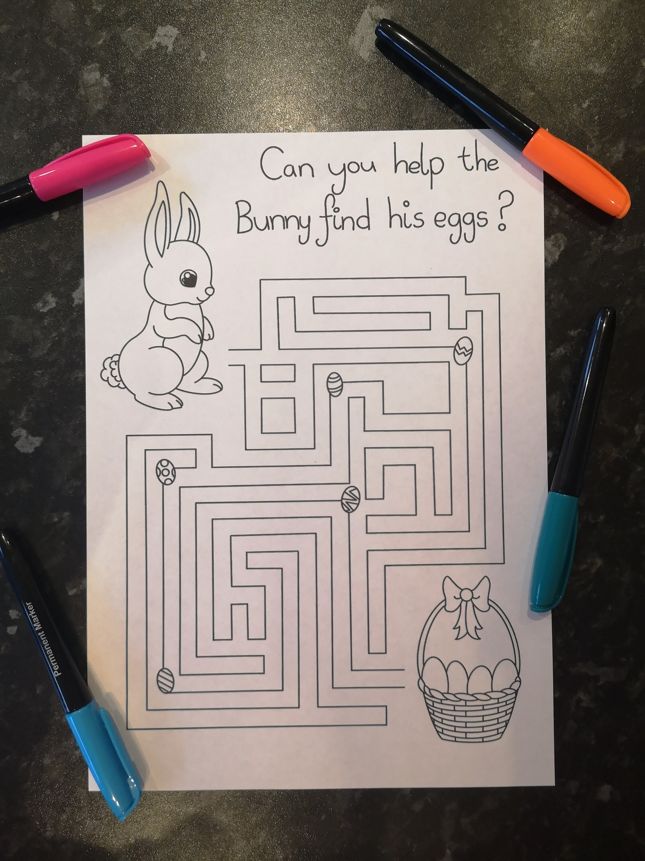 Easter Work/colouring Sheets Printable - Etsy