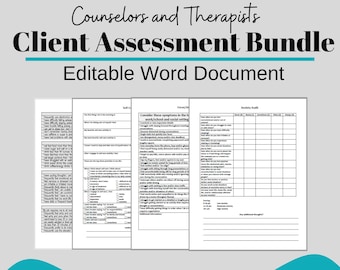 Complete Client Intake Bundle Forms Fillable & Editable Templates ...