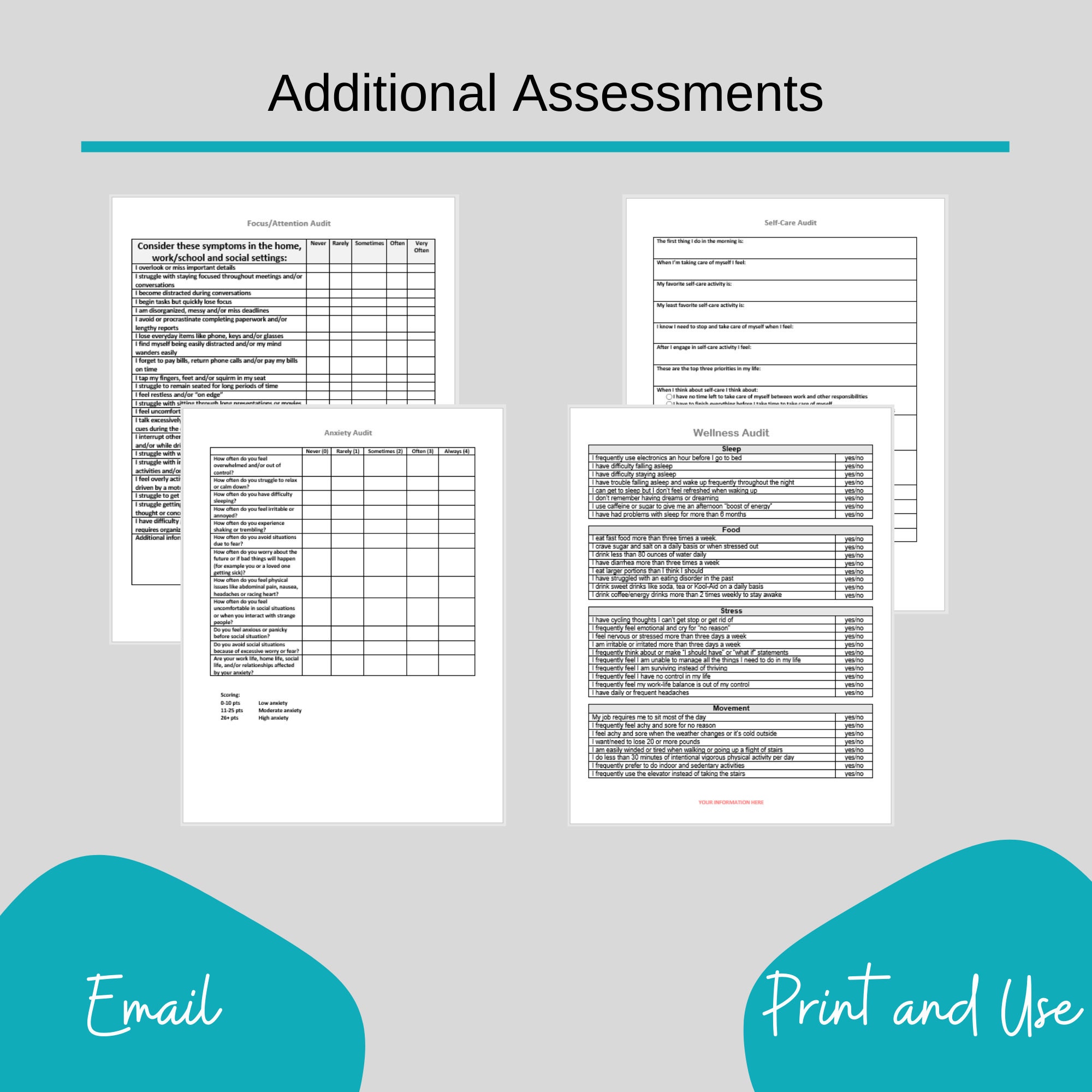 Complete Client Intake Bundle Forms Fillable & Editable Templates ...