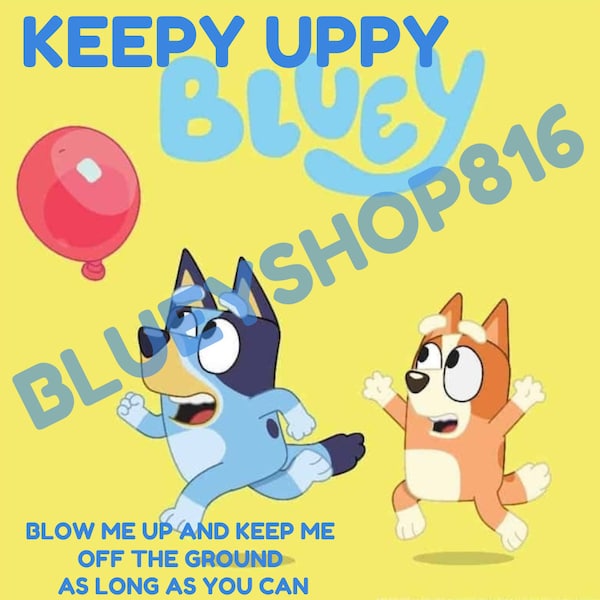 Bluey Keepy Uppy Svg - Etsy