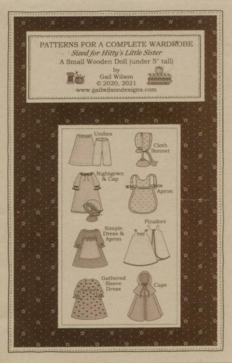 Hitty's Little Sister - Complete Wardrobe Patterns and Kitted Supplies ...