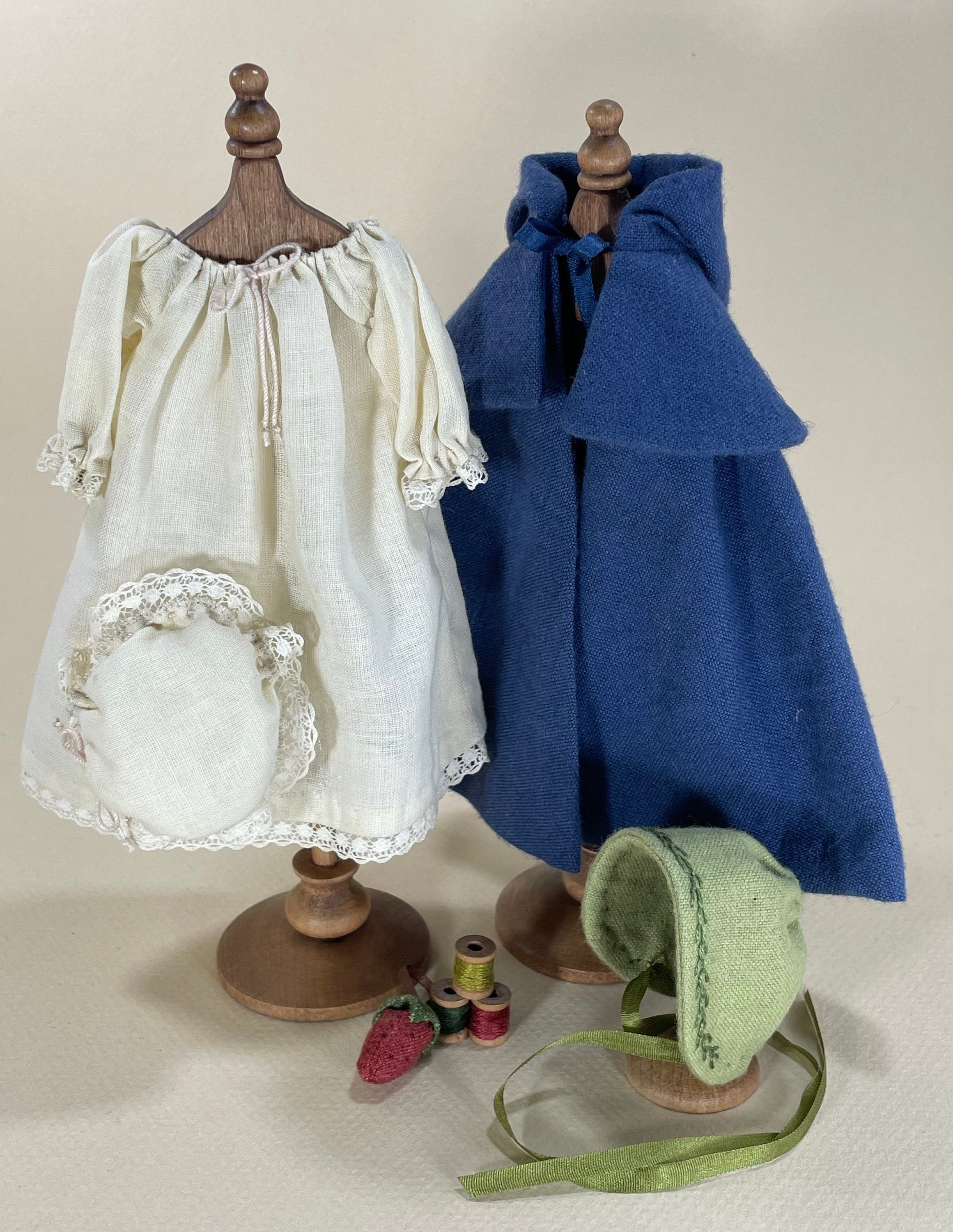 Hitty's Cape and Winter Bonnet and Her Nightgown and Nightcap - Etsy