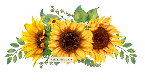 Sunflower Page Border